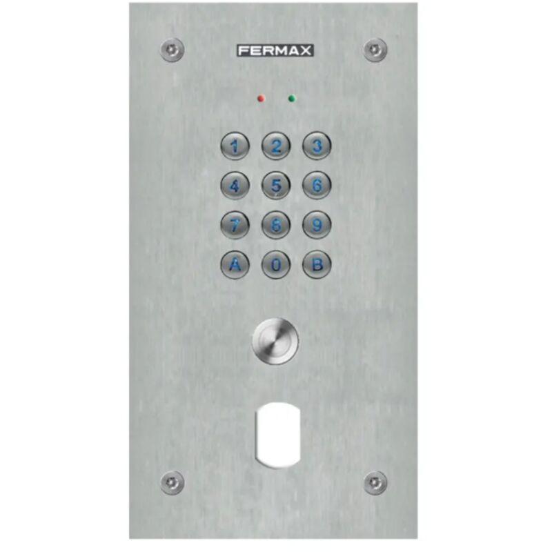 FERMAX 4794 MEMOKEY-TASTATUR AUS EDELSTAHL MIT PTT-BOHRUNG