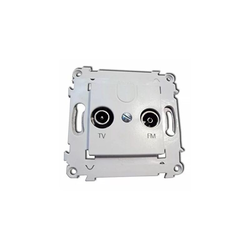 Schneider ALB82327 UKW-TV-Buchse 1 Eingang 2 Ausgänge Alvaïs