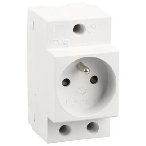 EUR'OHM 19099 Modulare Steckdose 2P+T 16A 2,5 Module