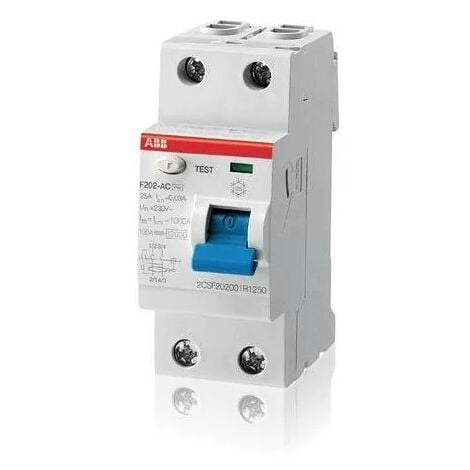 Abb 440053 Interrupteur Différentiel 40A 300ma Typ AC 2P - F202