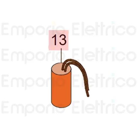 Condensateur Pp16µf-400V Ul Recog.Unip.250Mm Conn FAAC