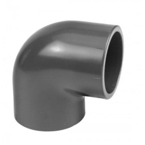 Coude à 90° en PVC diamètre 63 mm