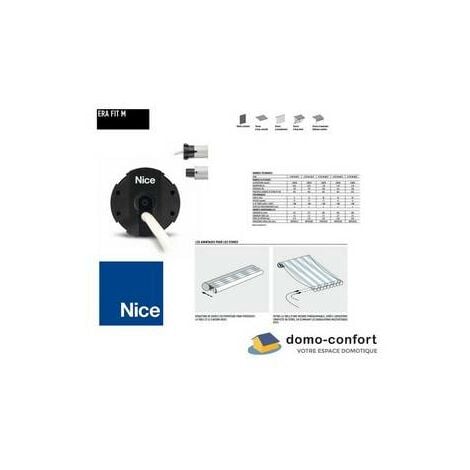 Moteur tub.Era Fit M 40Nm/12tr D45 mm-Fin course éléctr-Encodeur-NICE