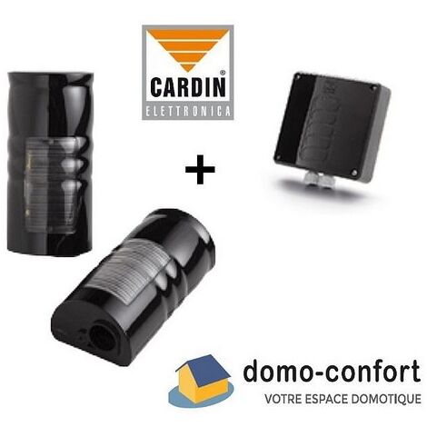 Kit paire de photocellule RADIO 433Mhz + unité transceiver fixe Cardin