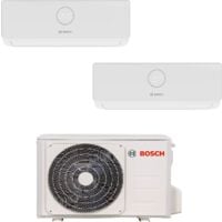 Climatisation unité extérieure bi split BOSCH 4200W + 2 unités intérieures réversibles 2000W R32