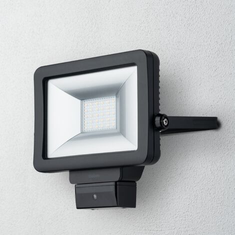 Theben theLeda B20L BK - LED-Strahler für den Aussenbereich, Flutlicht