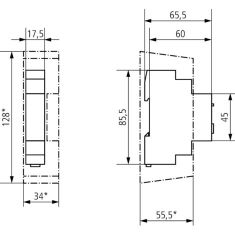 Theben TR 608 top2 S - digitale 1-Kanal Zeitschaltuhr mit Wochenprogramm