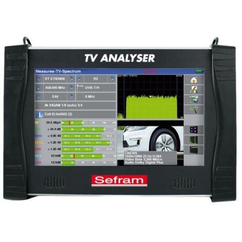 Mesureur de champ expert 4k h265 decodage 4k hdr Sefram SEFRAM78814K