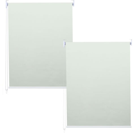 Lot de 2 stores à enroulement HHG-338, stores à enroulement latéral ...