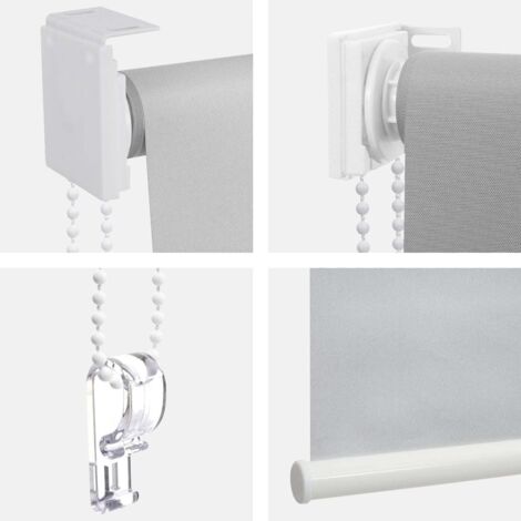 Set de 4 stores à enroulement HHG-474, store à enroulement latéral ...