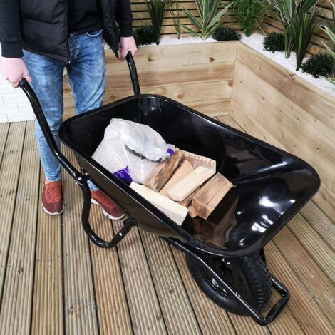 90 Litre 150kg Capacity Heavy Duty Outdoor Galvanised Pneumatic Metal ...