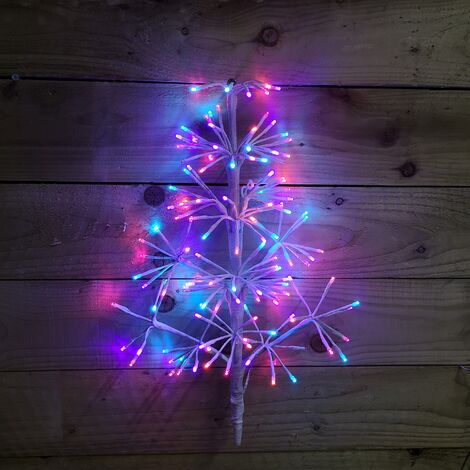 60CM Premier Indoor Outdoor Christmas Twinkling Starburst Tree LED ...