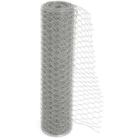 5m x 60cm x 25mm Galvanised Steel Chicken Garden Wire Netting / Fencing