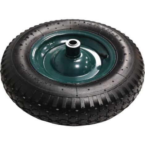 Replacement 15" x 3.4" Pneumatic Heavy Duty Garden Wheelbarrow Wheel ...