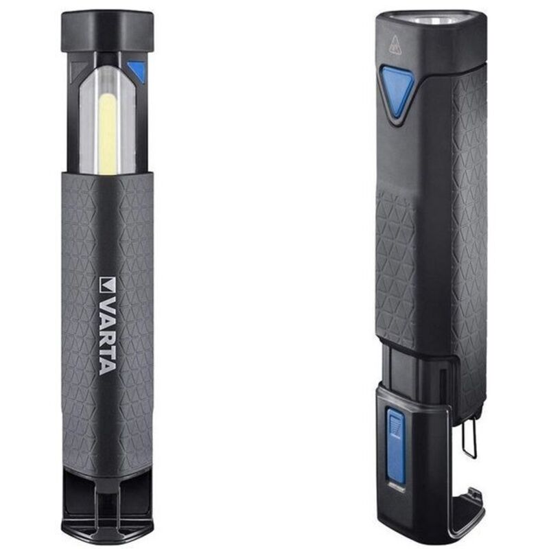 Torcia Varta Led Work Flex Telescope+4Aa