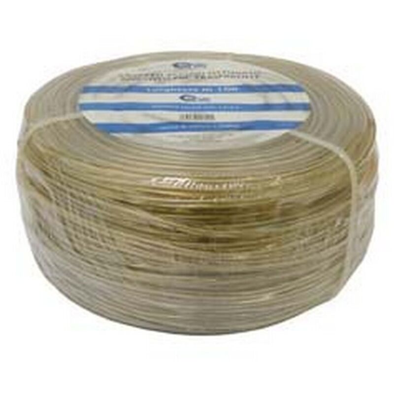 Cavetto acciaio ottonato rivestito in pvc trasparente - ø mm.3,4 rt da ...