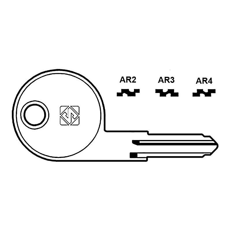 Chiavi safe per auto alfa romeo - ar4