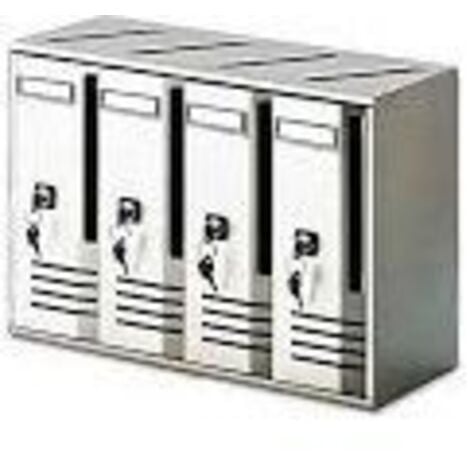 Cubo C4 Blocchiera Argento Met.