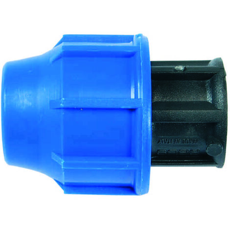 Raccordo a compressione tappo femmina pn16 - ø mm.16