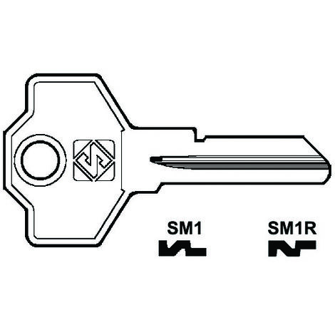 Chiavi per cilindri simeca 5 spine piccole - sm1 sx