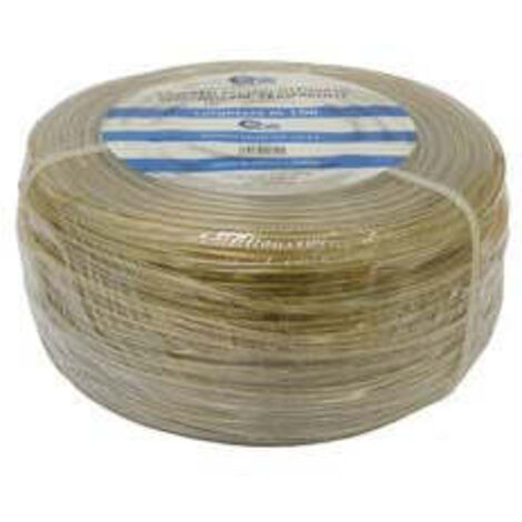 Cavetto acciaio ottonato rivestito in pvc trasparente - ø mm.4,4 rt da ...