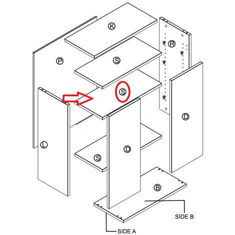 Zz-mensola x kit mobile 2a 68xh.95x34 rovere k105