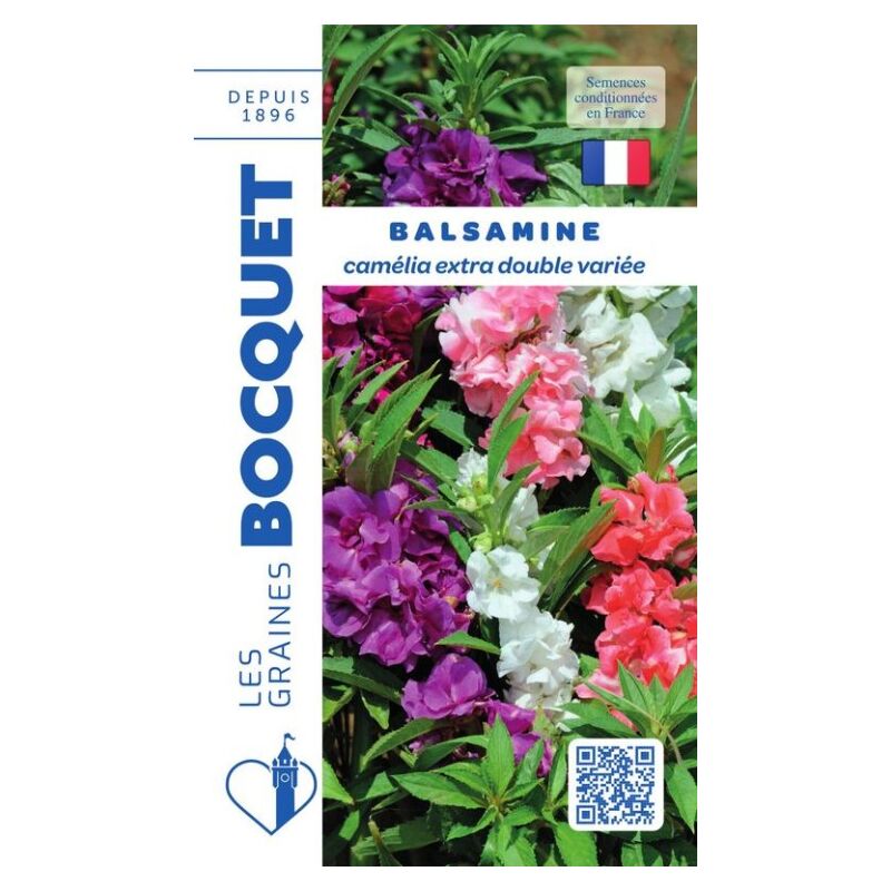 Balsamine camélia extra double variée - 1,5g