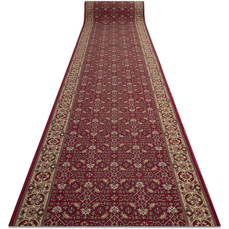 Runner anti-slip BIDJAR maroon 100cm red 100x100 cm