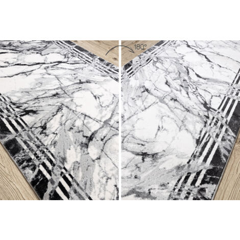 Modern runner TULS 51210 Marble anthracite 60 cm grey 60x410 cm