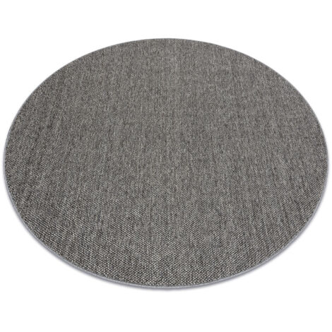 Carpet CASABLANCA LOOM circle grey, loop, soft indoor & outdoor grey ...