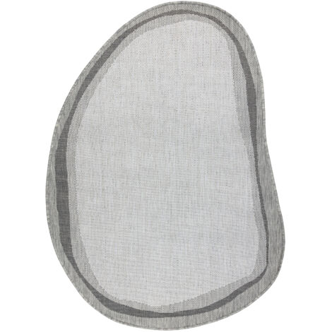 ORGANIC 2125 sisal carpet Stone ecru / grey – natural, modern irregular ...