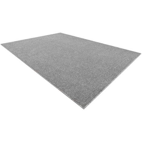 ETON PLUS carpet light grey, one-color, uniform, plain grey 200x400 cm