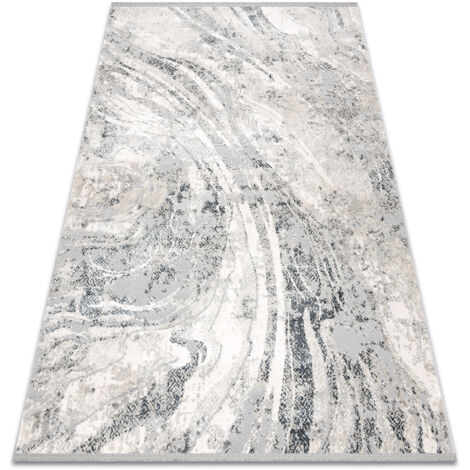 Modern carpet TULS structural, fringe 51328 Vintage, abstraction ivory ...