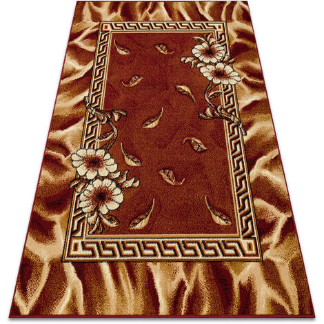 Carpet BCF Morad TRIO flowers, leaves classic - claret red 160x220 cm
