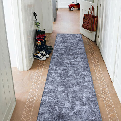 Runner SOLID grey 90 CONCRETE grey 100x400 cm