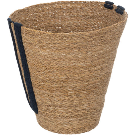 Lot de 3 Paniers de rangement en Jute et Coton coloré D 35 D 30 et D 25 ...