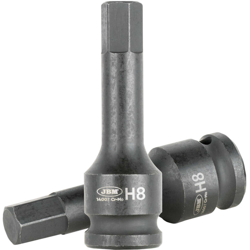 Punta de impacto hexagonal de 1/2 8MM JBM 14007