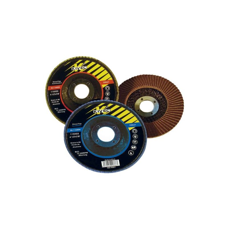 DISCO LAMINAS 115 GR60 HIERRO KIVEC DL11560H