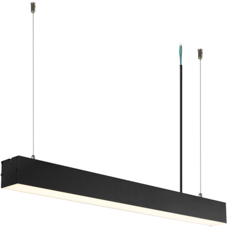 Luminaria Lineal LED Philips 2835 60Cm 20W 2700ºK IP40 Acabado Negro ...