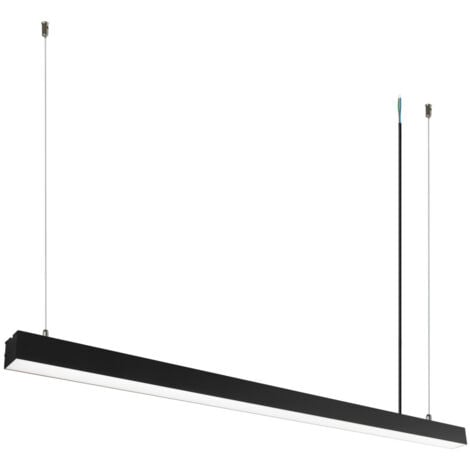 Luminaria Lineal LED Philips 2835 150Cm 50W 2700ºK IP40 Acabado Negro ...