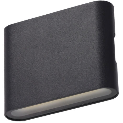 Aplique LED "Medford" 2x3W Negro [HO-WALL-27-2x3W-B-W]