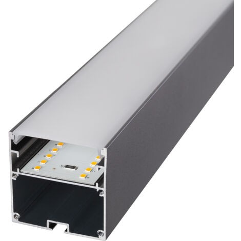 Luminaria Lineal LED Philips 2835 150Cm 50W 4000ºK IP40 Acabado Negro ...