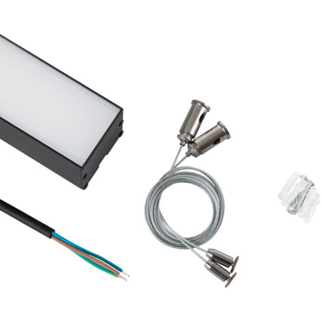 Luminaria Lineal LED Philips 2835 150Cm 50W 4000ºK IP40 Acabado Negro ...