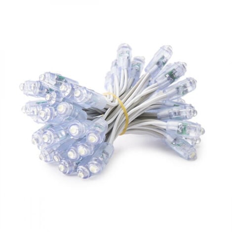 Pixel LED 0.1W 1,7Lm 4200ºK 9Mm 5V Epistar (Cadena 50 Unidades) Blanco ...