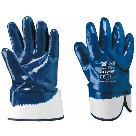 NERI 350015 GUANTI 912 BOXER GUANTO DA LAVORO JERSEY COTONE IMPREGNATO ...