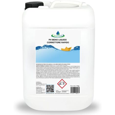 Correttore Ph- Meno Liquido 10 kg, ACQUAVERDE, Regolatore e Abbattitore ...