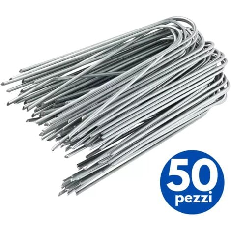 Picchetti Ancoraggio Prato Sintetico Erba Finta Picchetto Ad U Acciaio ...