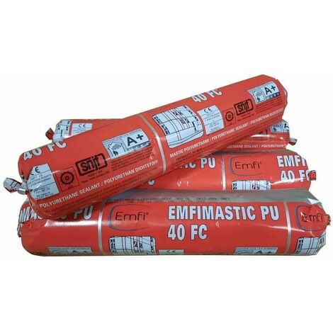 Mastic polyurethane en poche 400ML PU403 gris FR - EMFI - 74171AE003