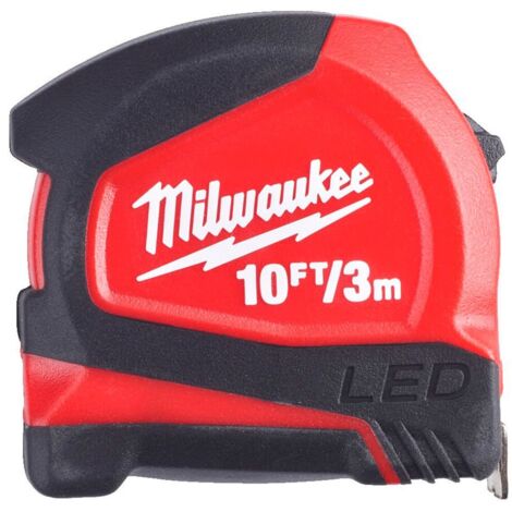 Mètre à ruban LED 3 10T/ 16 m MILWAUKEE - 48226602