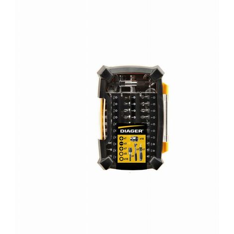 Coffret torsion embouts DIAGER douilles et accessoires 46 pièces - 6000B